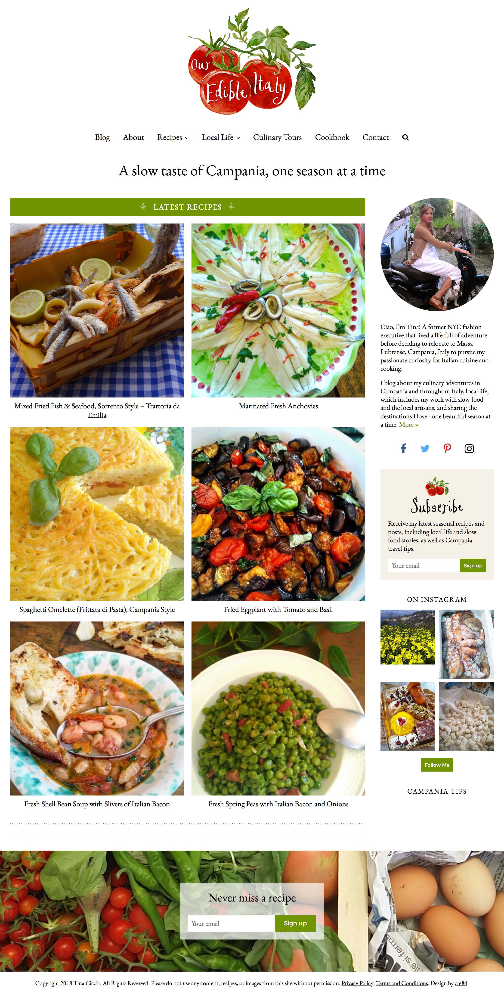 Our Edible Italy - cre8d design